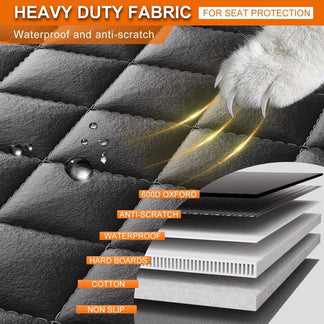 RuffRover 2.0™ - Hard Bottom Dog Car Seat Protector + (FREE Dog Bed ...